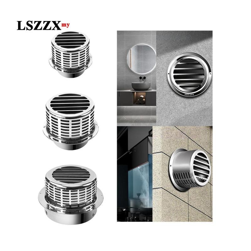 [LszzxMY] Stainless Steel Air Vent Wall Vent Cover DIY Cooker Hood Vent ...