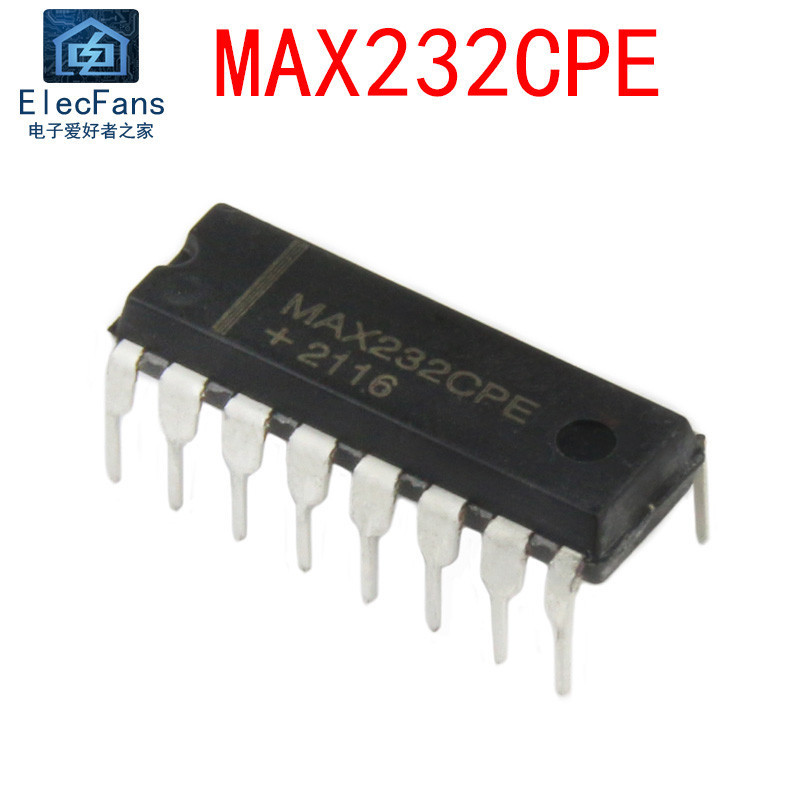 Brand New MAX232 In-Line DIP-16 RS232 Communication IC Serial Port Conversion Controller Chip ...
