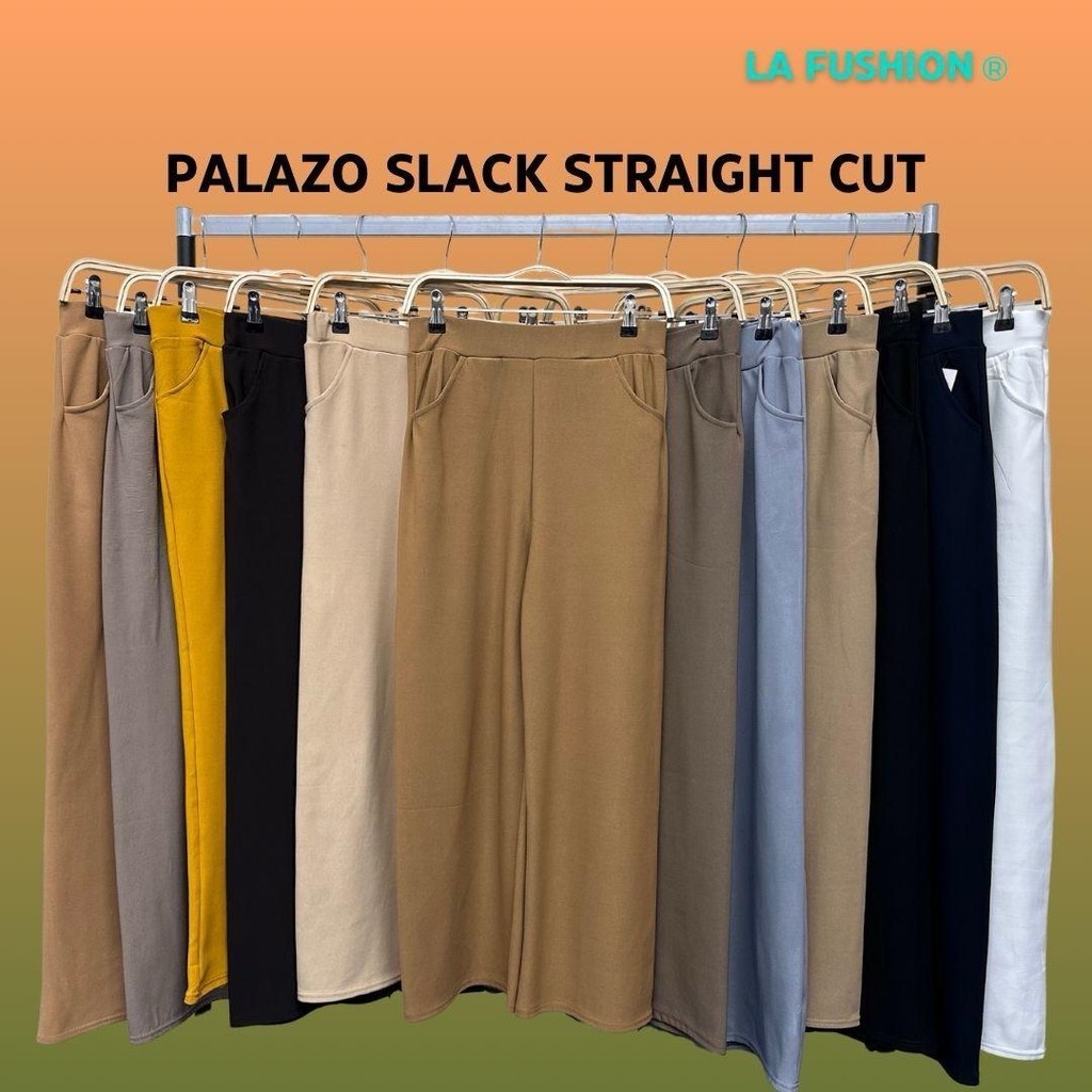 PALAZO SLACK STRAIGHT CUT (2982) by TERAS EXCLUSIVE (Straightcut ...