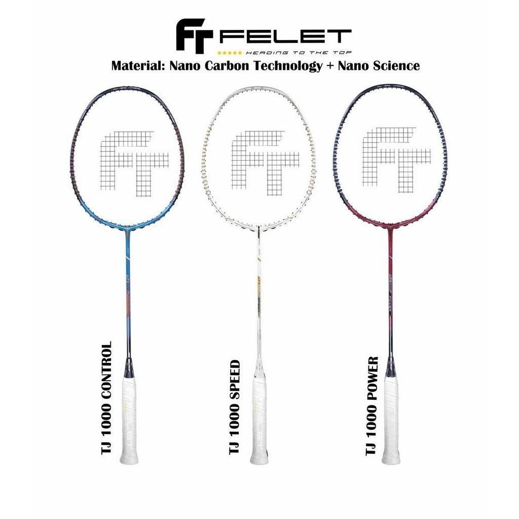 RACKET FELET TJ 1000 - POWER/CONTROL/SPEED badminton racket Max Tension ...