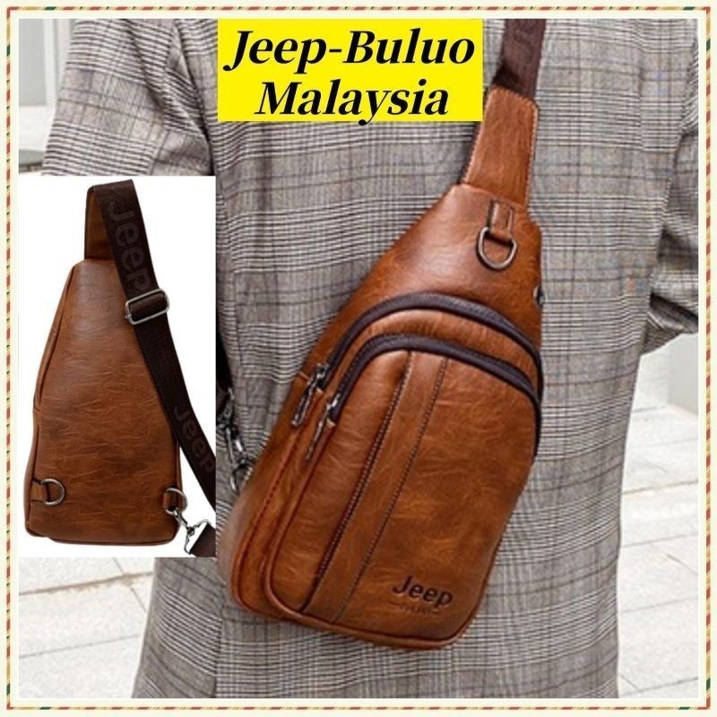 JEEP BULUO 】JP0021 👜 Men Sling bag Crossbody bag Man Harga Borong Beg ...