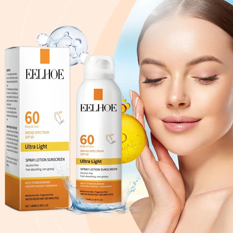 EELHOE Sunscreen Face Spray Anti UV Lasting Oil Control Waterproof ...