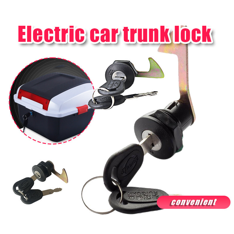 Metal Hook Trunk Lock Key Switch for Motorcycle Scooter Tail Box Lock ...