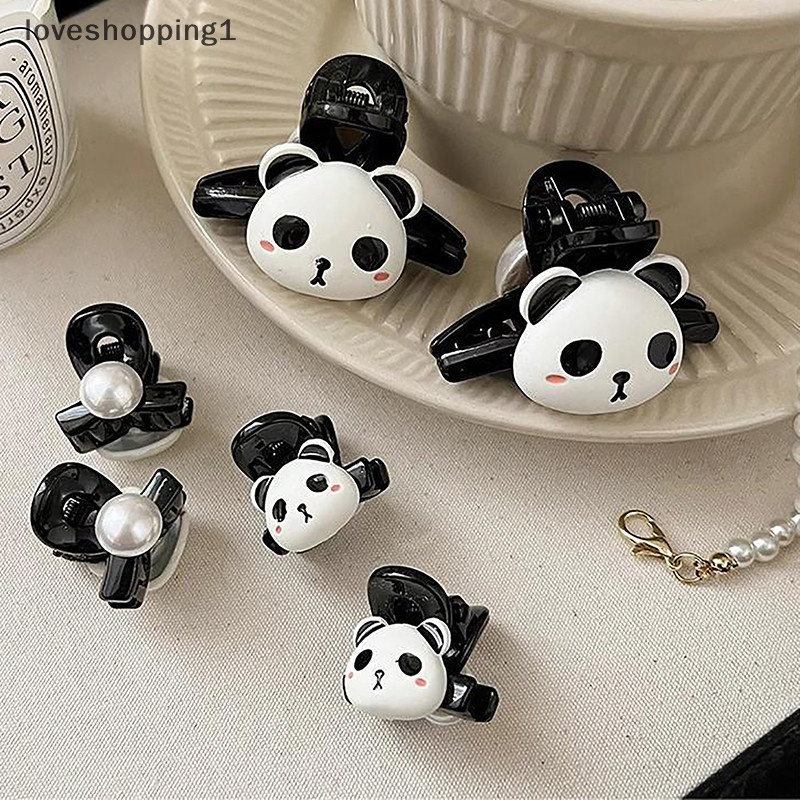 loveshopping1 1/2Pcs Cartoon Panda Mini Hair Clip For Women Girls Cute ...
