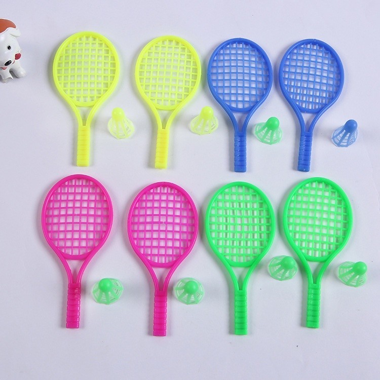 (JJ) Mini Model Badminton Racket Kindergarten Gift Small Table Tennis ...