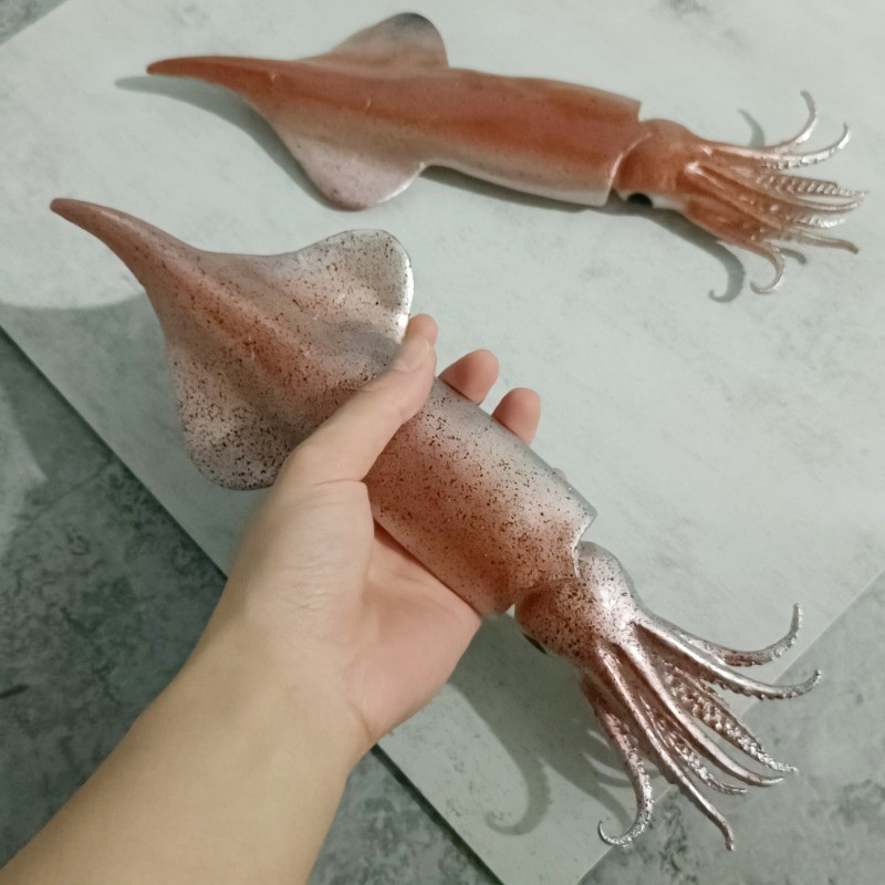 Artificial Large Squid Model Fake Seafood Squids Restaurant Windon ...