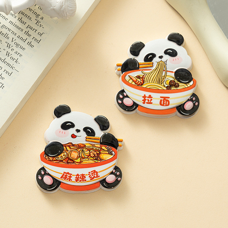 Refrigerator Magnets Chinese Food Panda Refrigerator Magnets Cartoon ...