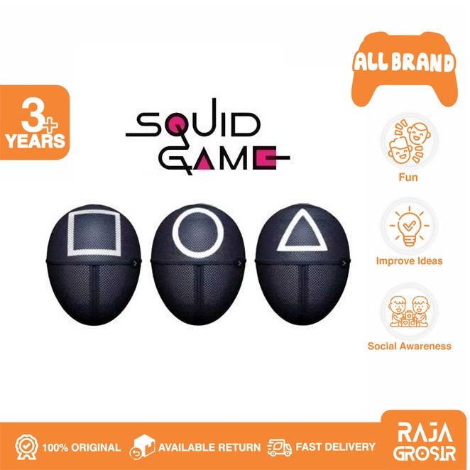 Squid Game Mask Random Variant | Shopee Malaysia