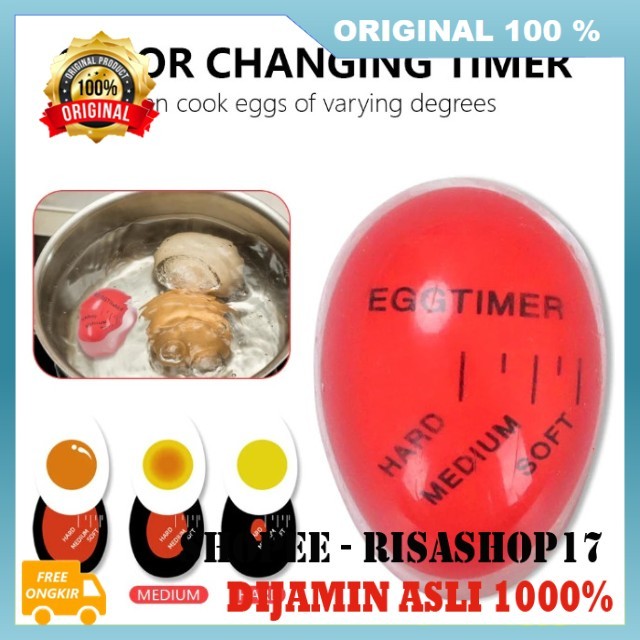 Buy 1 Get 1 Free Egg Timer Egg Maturity Measuring Boiled Egg Timer Half ...