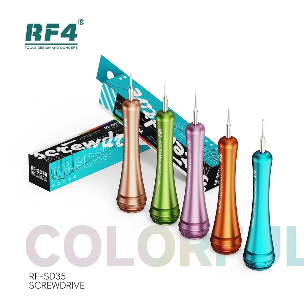 RF4 SD35 Screwdriver Kit Convex Cross Torx T2 Phillips for Cell Phone Watch iPad Professional ...