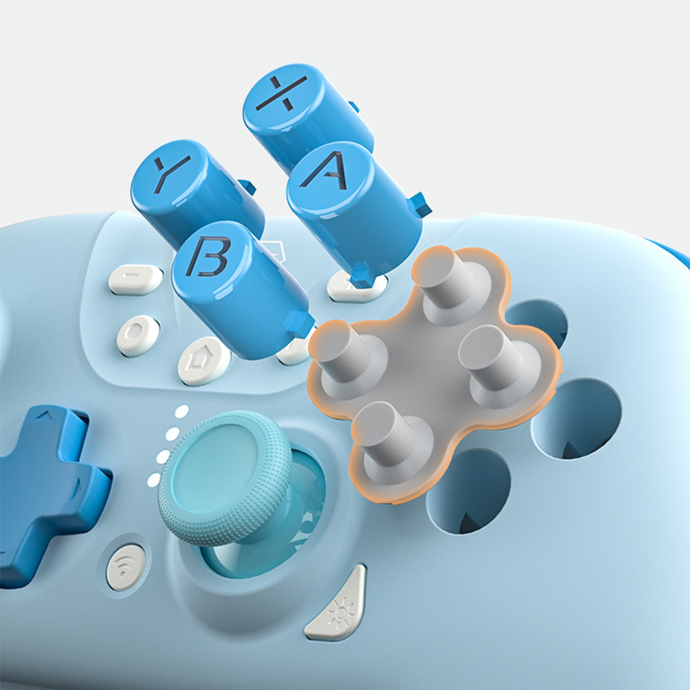 Wireless Gamepad Bluetooth-Compatible 6 Axis Gyro Console Controller ...