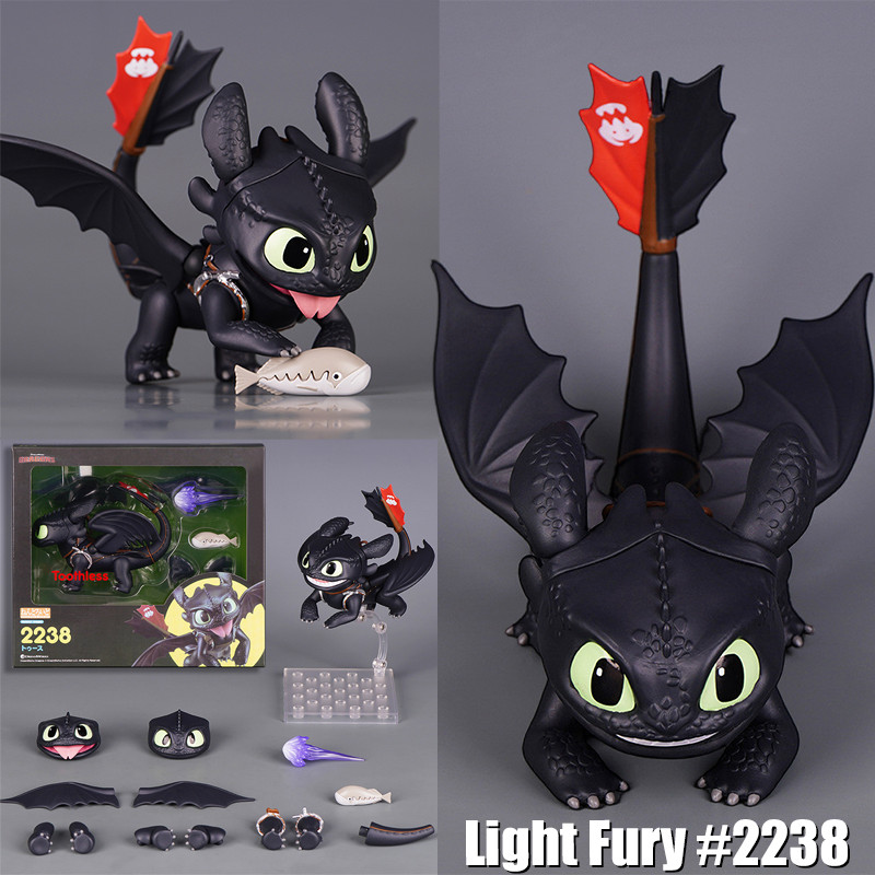 Nendoroid Light Fury Action Figure Toothless How To Train Your Dragon ...