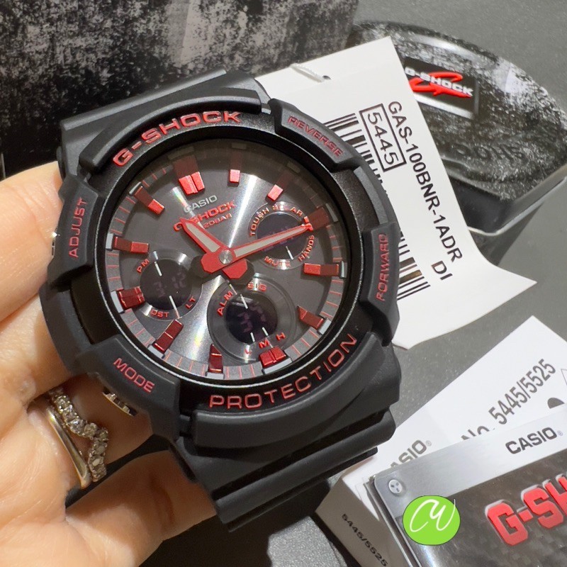 [G-SHOCK GAS-100 ] G-SHOCK SOLAR POWERED WITH BLUETOOTH LINK GAS-100BNR ...