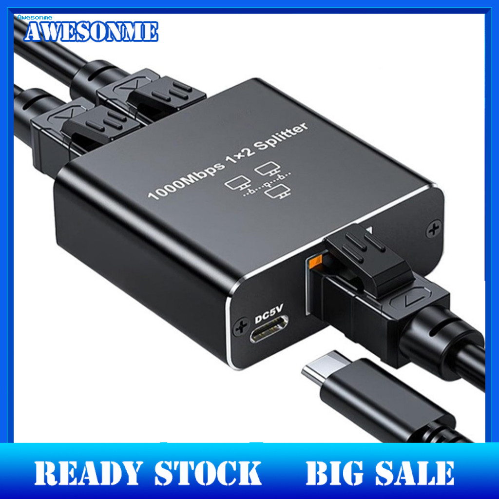 Plug-and-play Network Splitter High Speed Ethernet Splitter 1000mbps ...