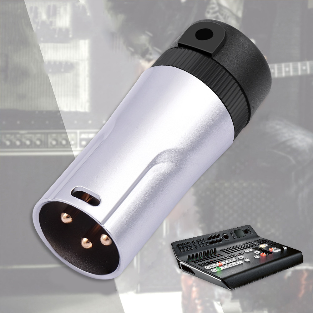 Male/Female Compact XLR Microphone Solder Adapter 3Pin XLR Solder ...