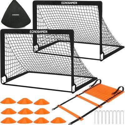 Children's Soccer Goal Portable Soccer Goal Foldable Simple Square Goal ...