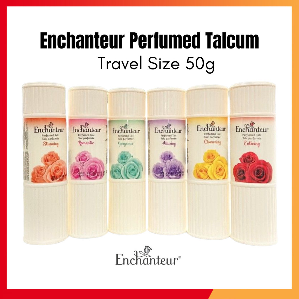 Travel Size Enchanteur Perfumed Talc 50g - Stunning / Charming ...