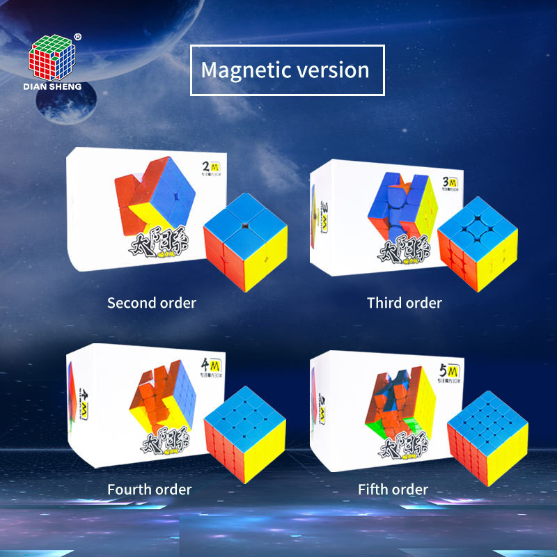 Diansheng Cube 2x2 3x3 4x4 5x5 6x6 7x7 Magnetic Cube Smooth Speed Cube ...