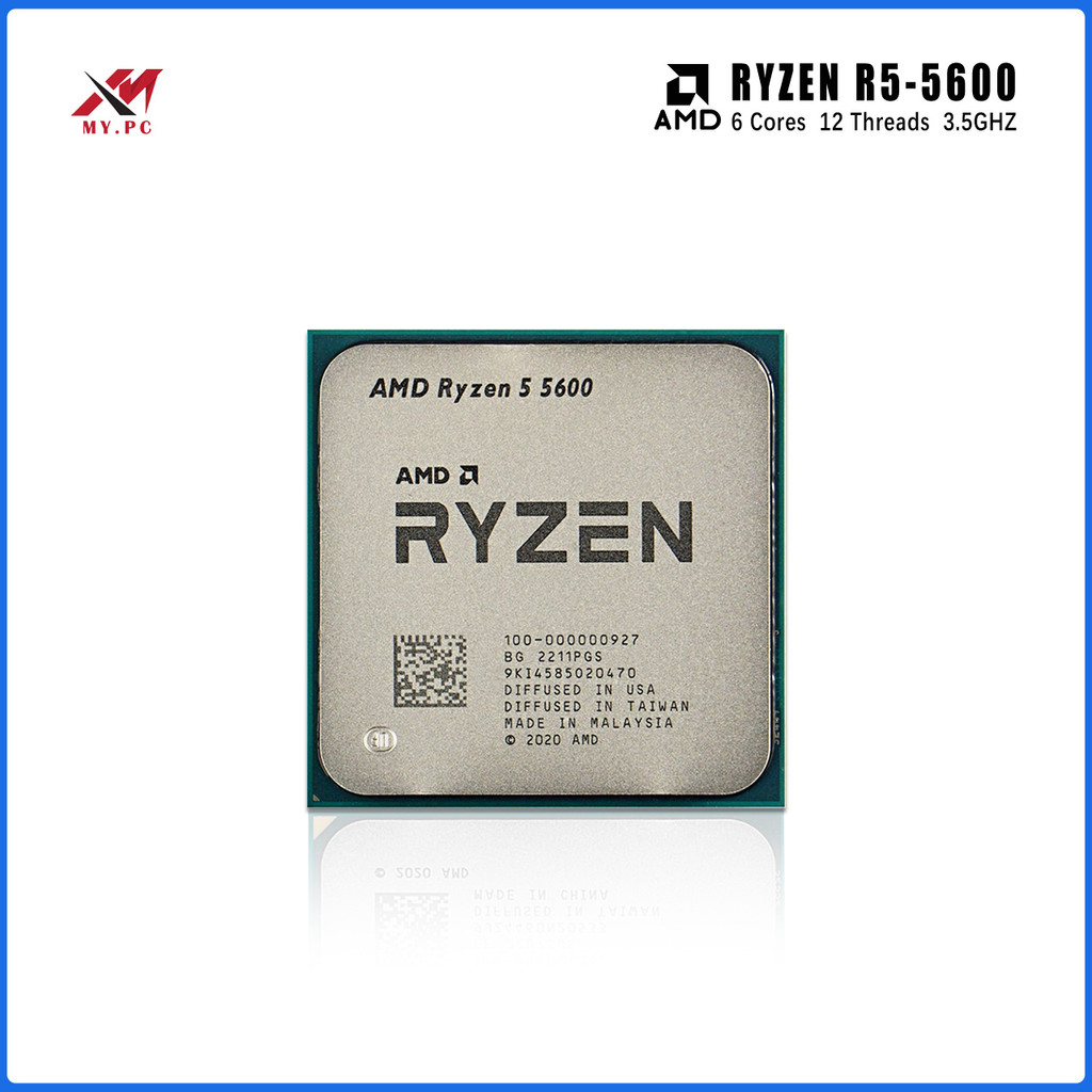 AMD Ryzen 5 5600 Socket Am4 3.5GHz Processor Tray Type | Shopee Malaysia