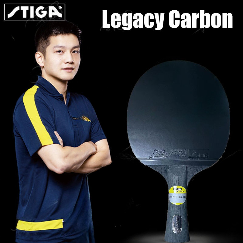 Stiga Table Tennis Racket Legacy Carbon Black Label 12K Fan Zhendong 5 ...