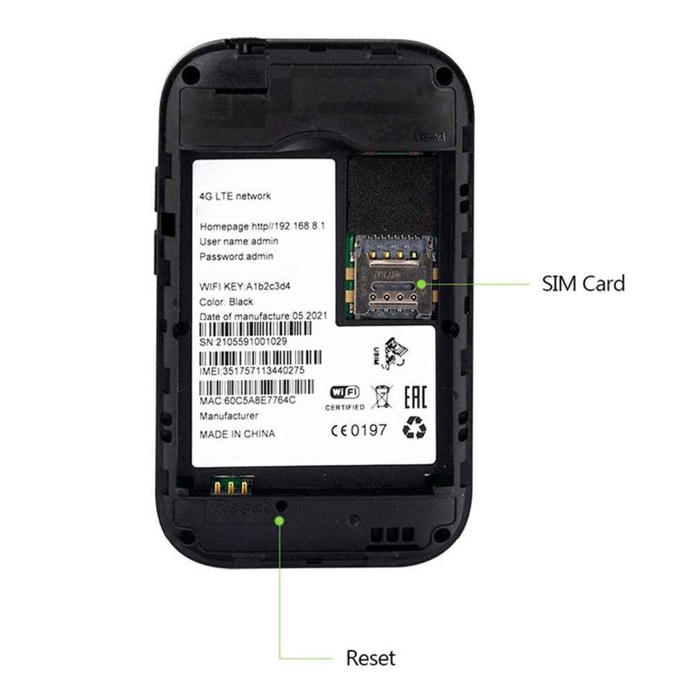 WIFI 4G Router 4G SIM Card Router High Speed 4G LTE Mobile WiFi Hotspot ...