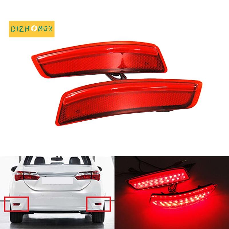 Car Rear Bumper Light LED Reflector Taillight Brake Light for Toyota ...