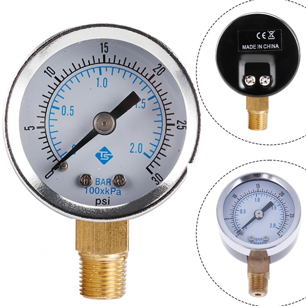 Pressure Gauge Compressor Instrument Durable Model TS-Y50 For Fuel Air Oil Gas | Shopee Malaysia