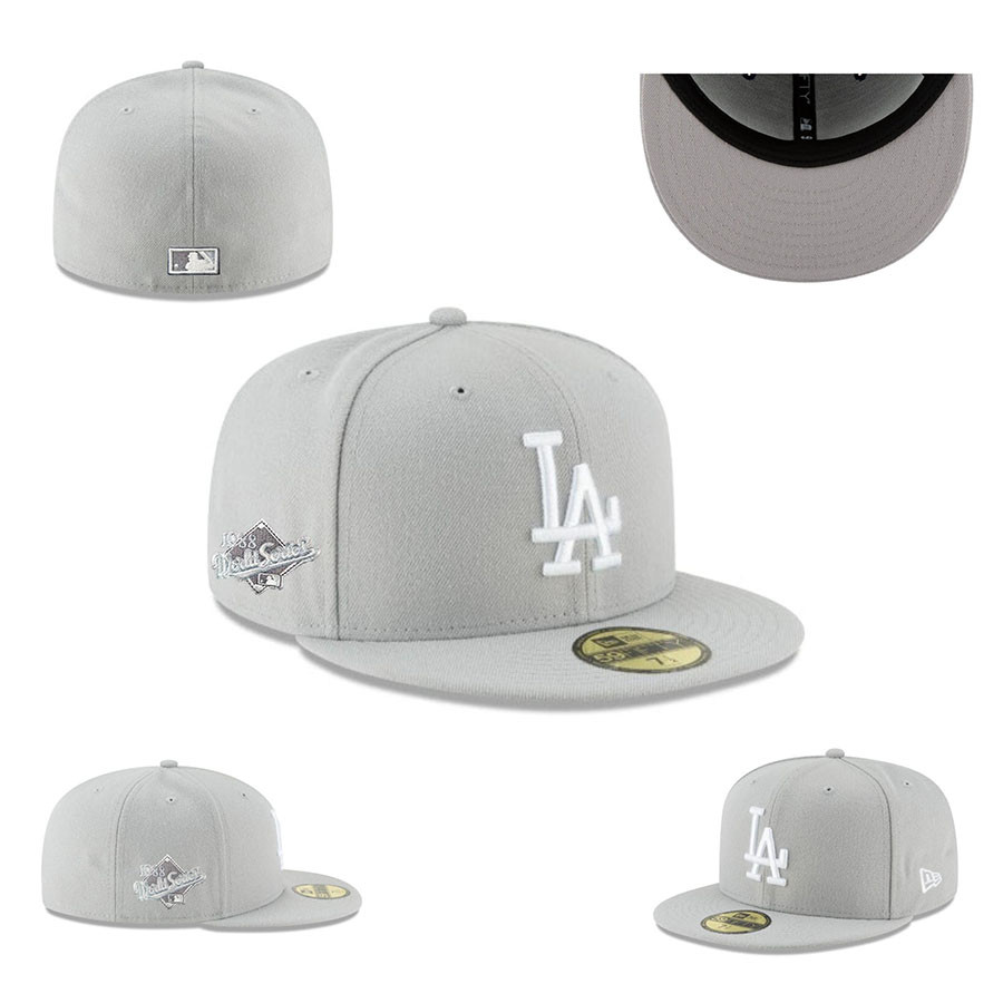 New Arrivals MLB Los Angeles Dodgers Fitted Hat Men Women 59FIFTY Cap ...