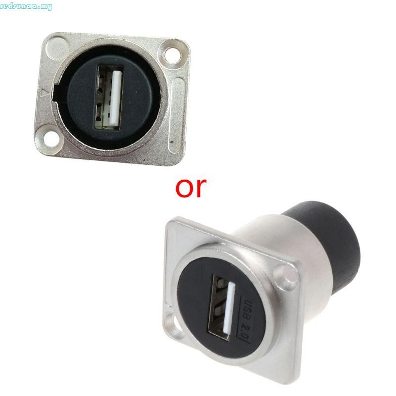 redsunaa 1PC D Type Metal USB 2 0 Socket Female to Female Jacks Panel ...