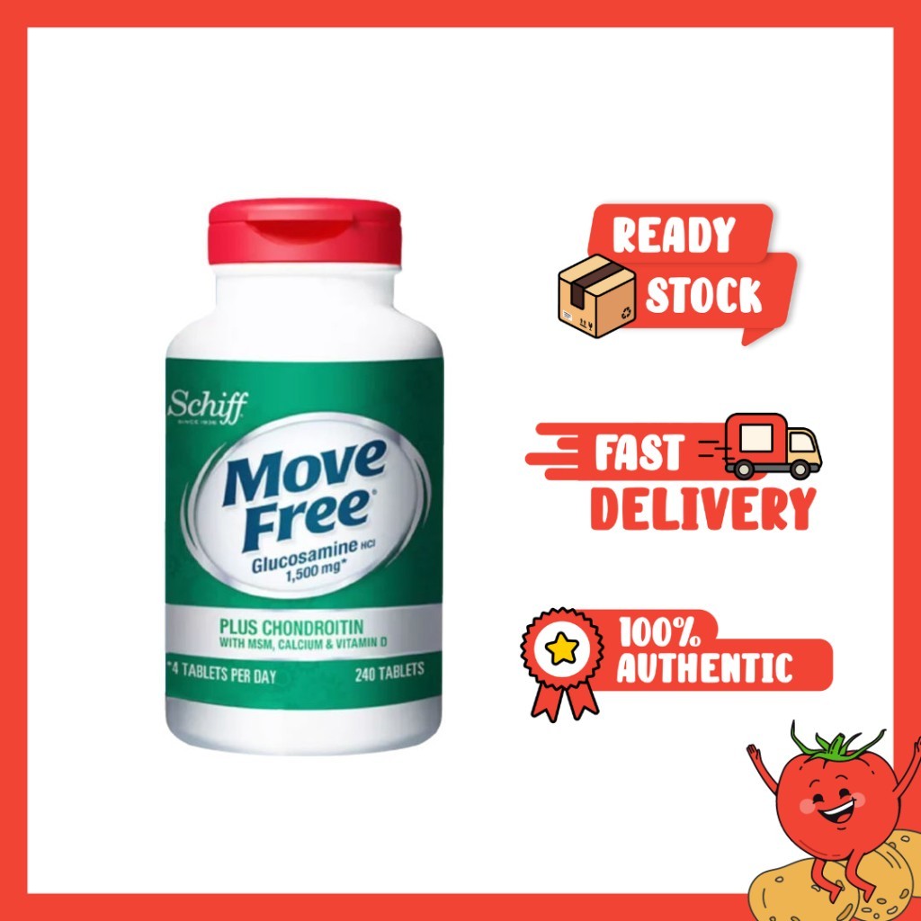 Move Free Advanced + MSM 120 Caps/Schiff Move Free Glucosamine Plus ...