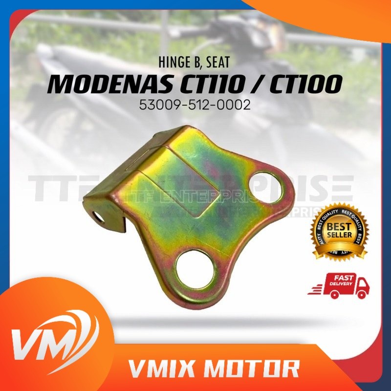MODENAS CT110 / CT100 HINGE B SEAT BRACKET 53009-512-0002 | Shopee Malaysia