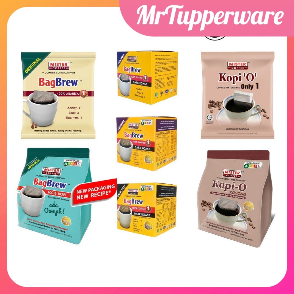(FRESH BATCH) TPW Mister Coffee Bag Brew Instant Coffee Arabica Robusta ...