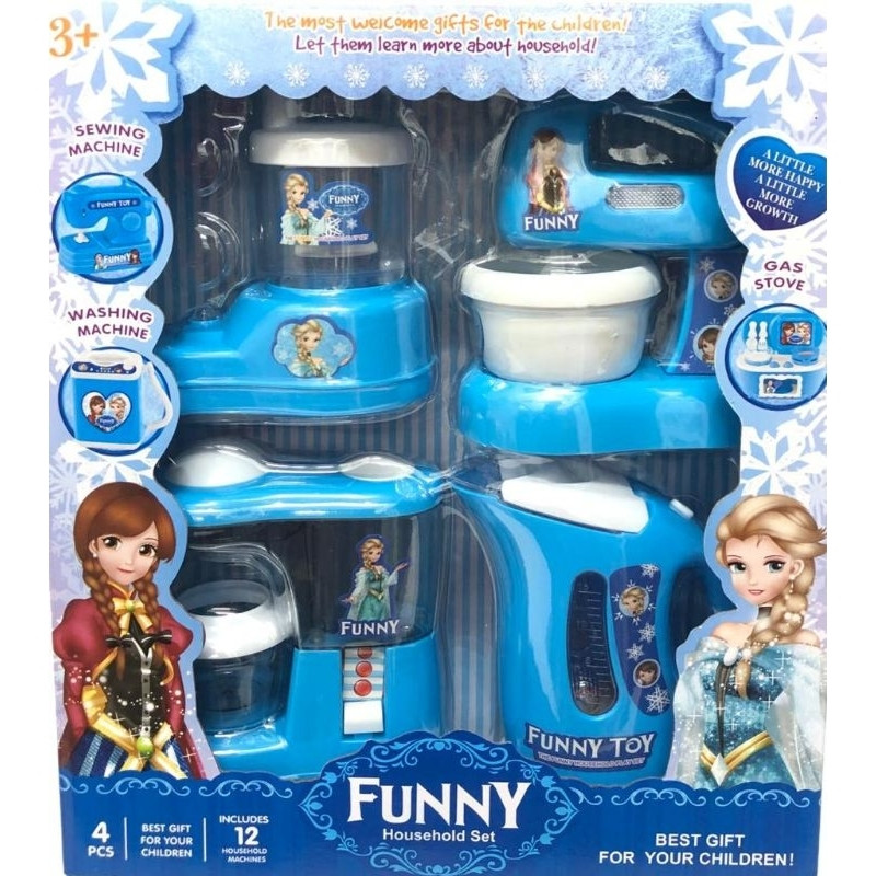 Frozen Kitchen set Pretend Play Hello Kitty Simulation Toys Light-up ...