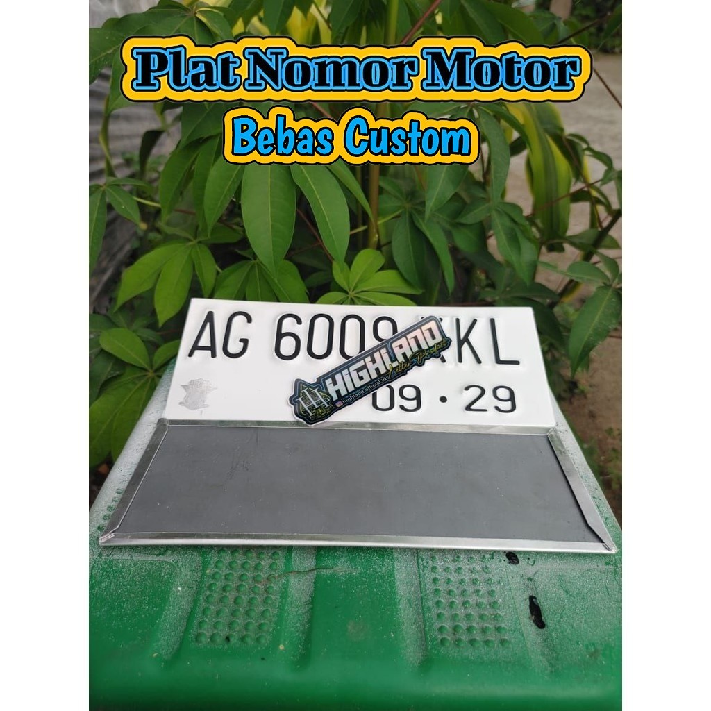 Make A Custom Motorcycle Number Plate Free List Of Stickers 1 Pair ...