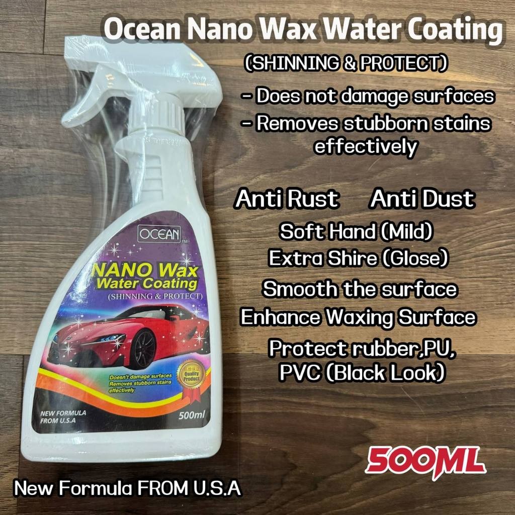 OCEAN Nano Wax Water Coating 500ml (New Formula From USA) | Shopee Malaysia