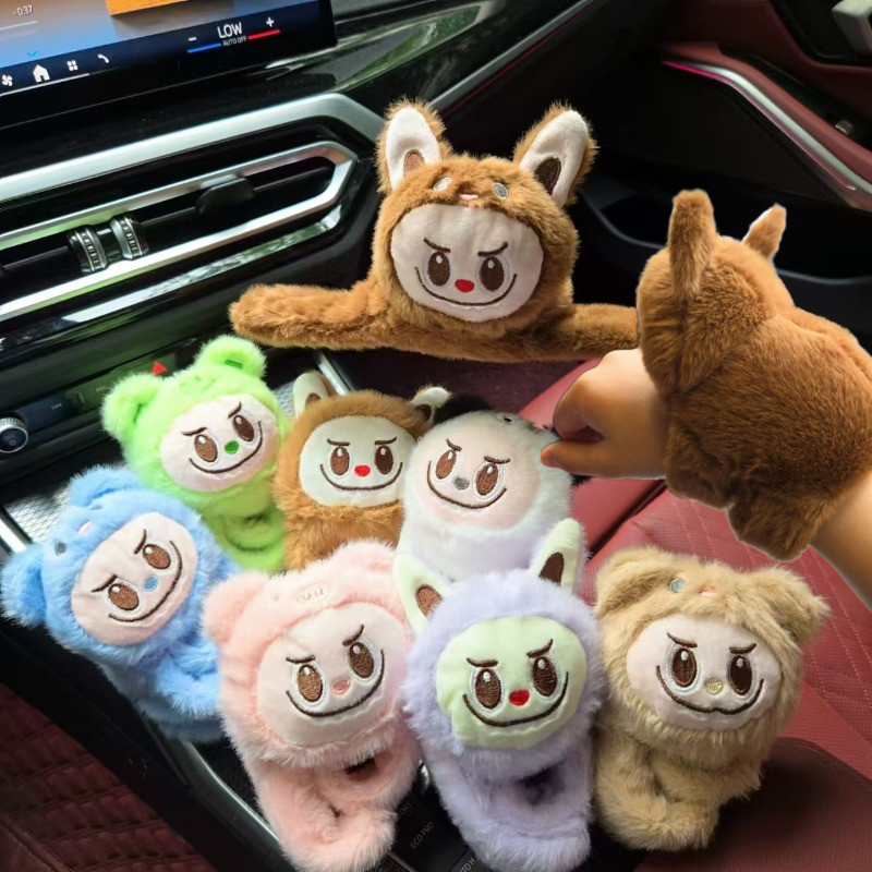 Popmart Labubu Plush Bracelet Labubu Cartoon Dolls Stuffed Slap Clap ...