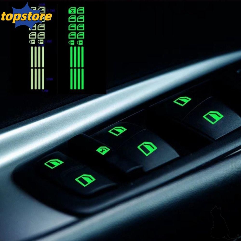 TOPSTORE Car Sticker, Night Glowing Cars Interior Stickers Car Window ...