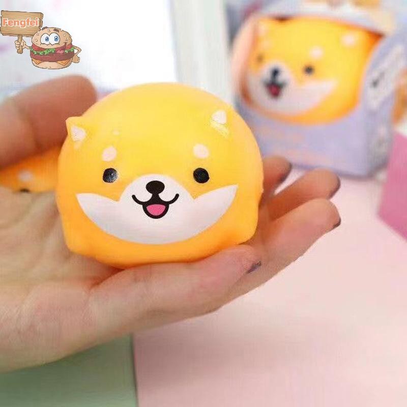 feng Chai Gou Dog Deion Cute Pet Deion Pinch Joy Release Ball Toy ...