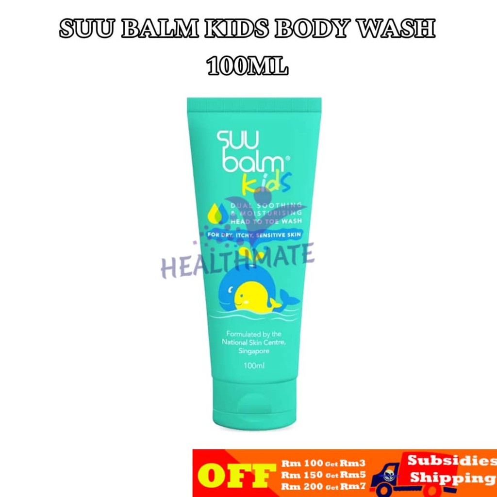 [EXP6/25]Suu Balm Kids Dual Soothing & Moisturising Head-to-Toe Wash (100ml) | Shopee Malaysia