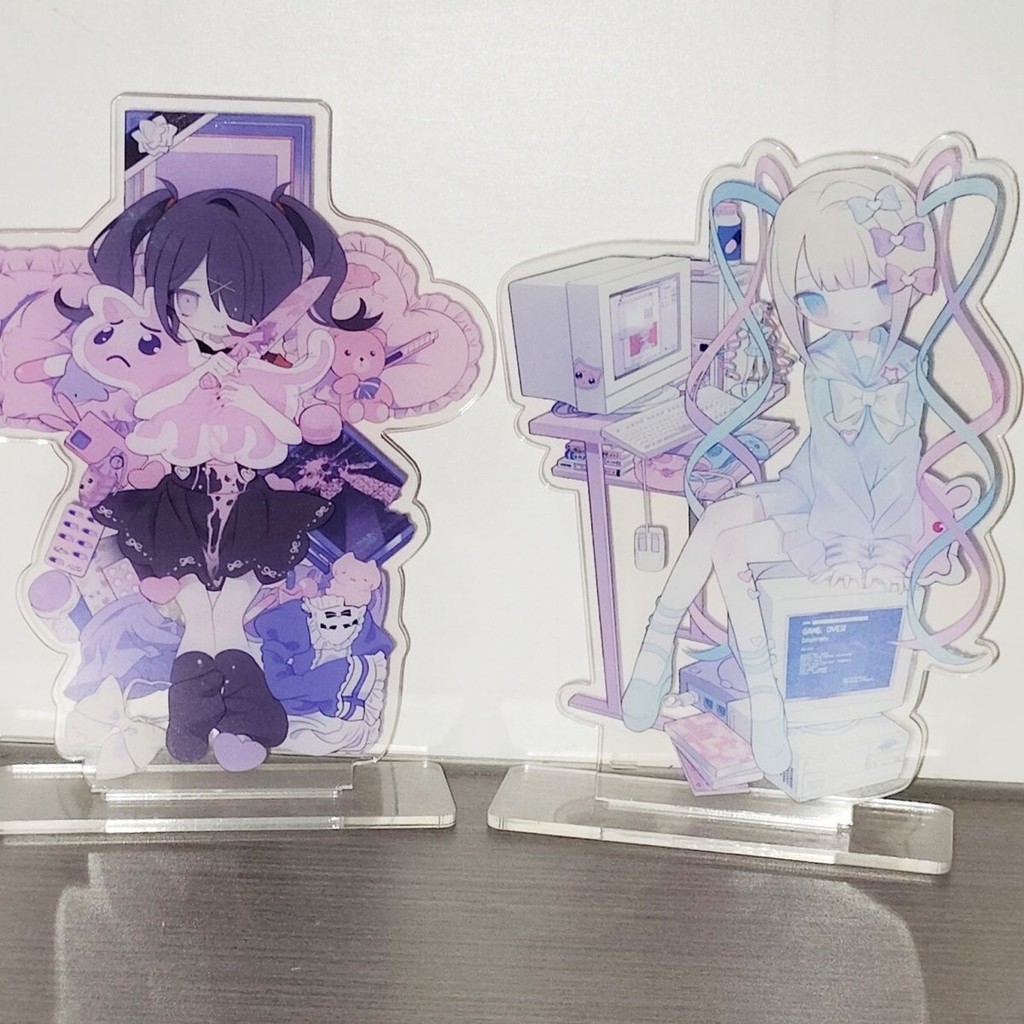 NEEDY GIRL OVERDOSE Anime Acrylic Stand Figuur Action Peripheral Figure ...