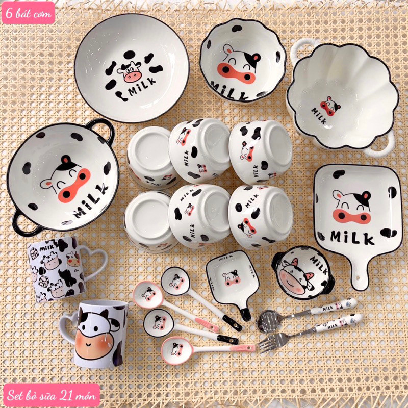 Decorative Ceramic Dinnerware Set, Rice Bowl, Tea Bowl, CuTe Cups and ...