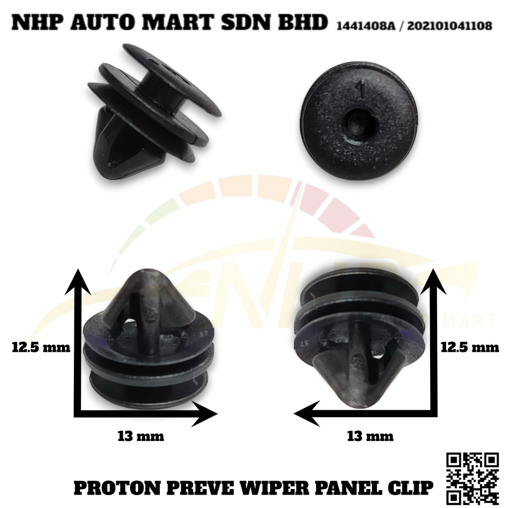 OEM Proton Preve Wiper Panel Clip (1 Pc) PRODUK BARU | Shopee Malaysia