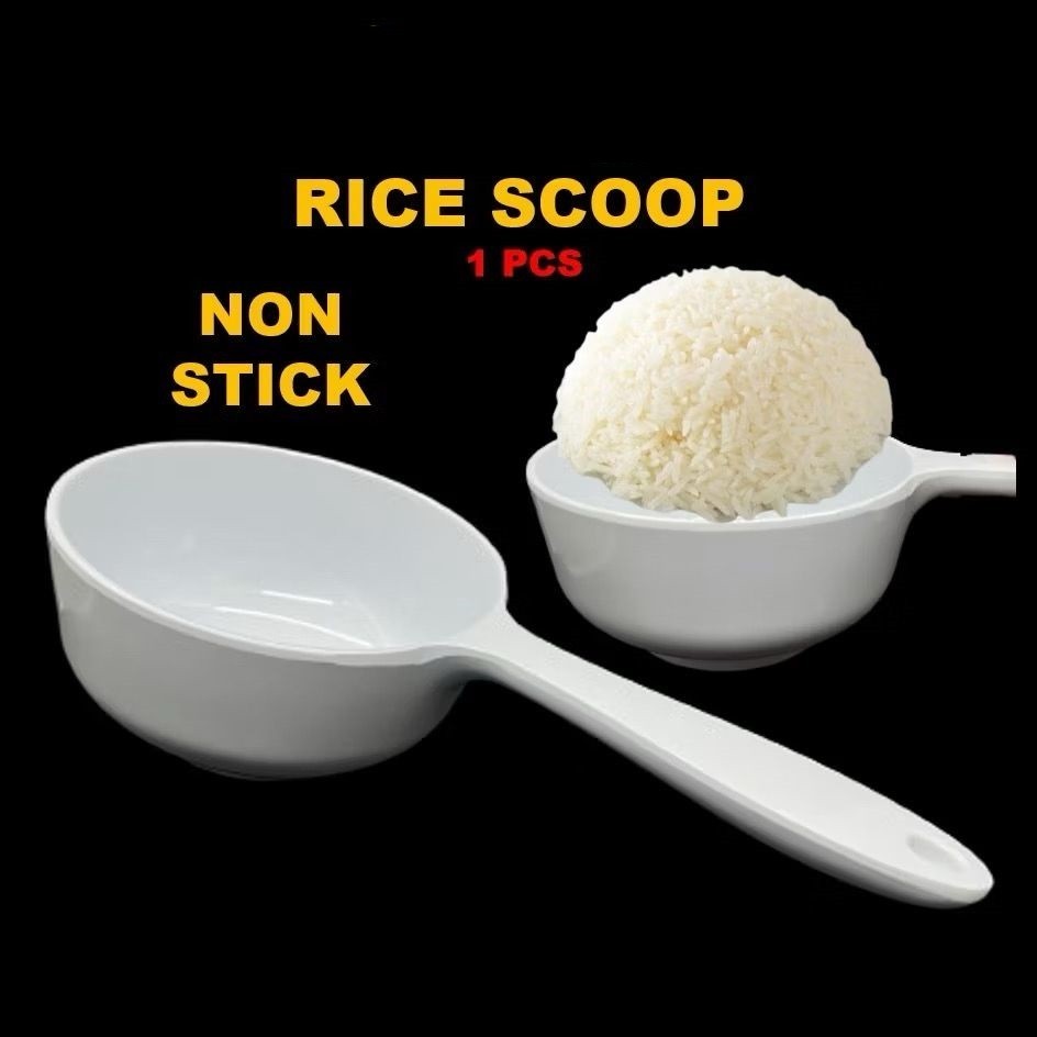 Non Stick Rice Spoon Scoop 3840 Japanese Rice Paddle Modern Senduk Nasi ...