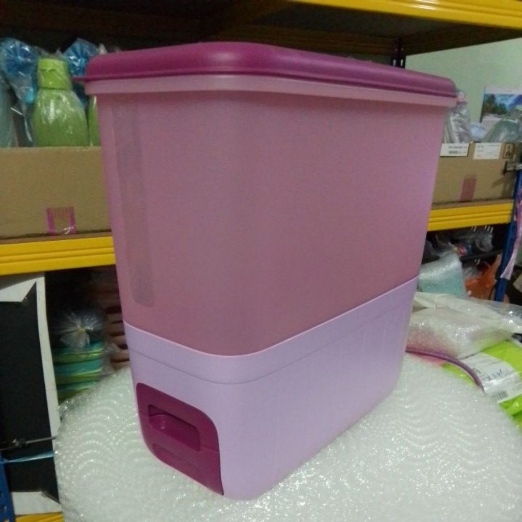 Tupperware RiceSmart / Rice Dispenser / Tempat Simpan Beras 10Kg (Minor ...