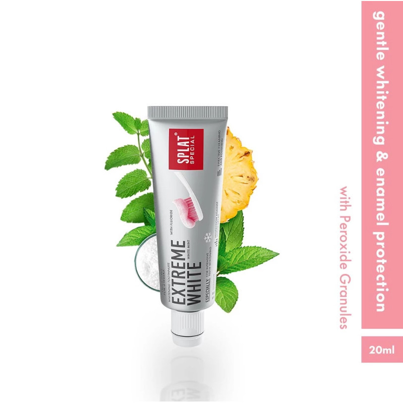 SPLAT Special Extreme White Whitening Toothpaste Fluoride White Mint ...