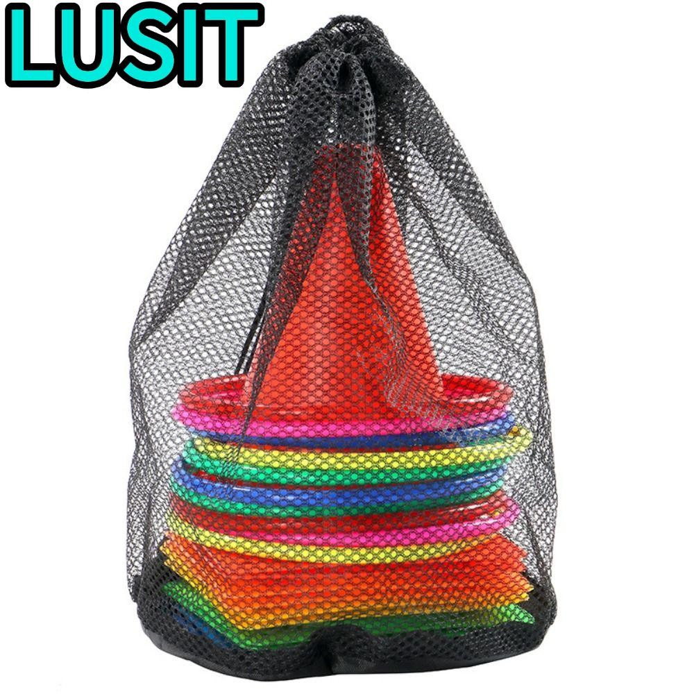 LUSIT Ice Cream Cone Hoop, Plastic 6 Cones + 10 Hoops Colored Cones ...