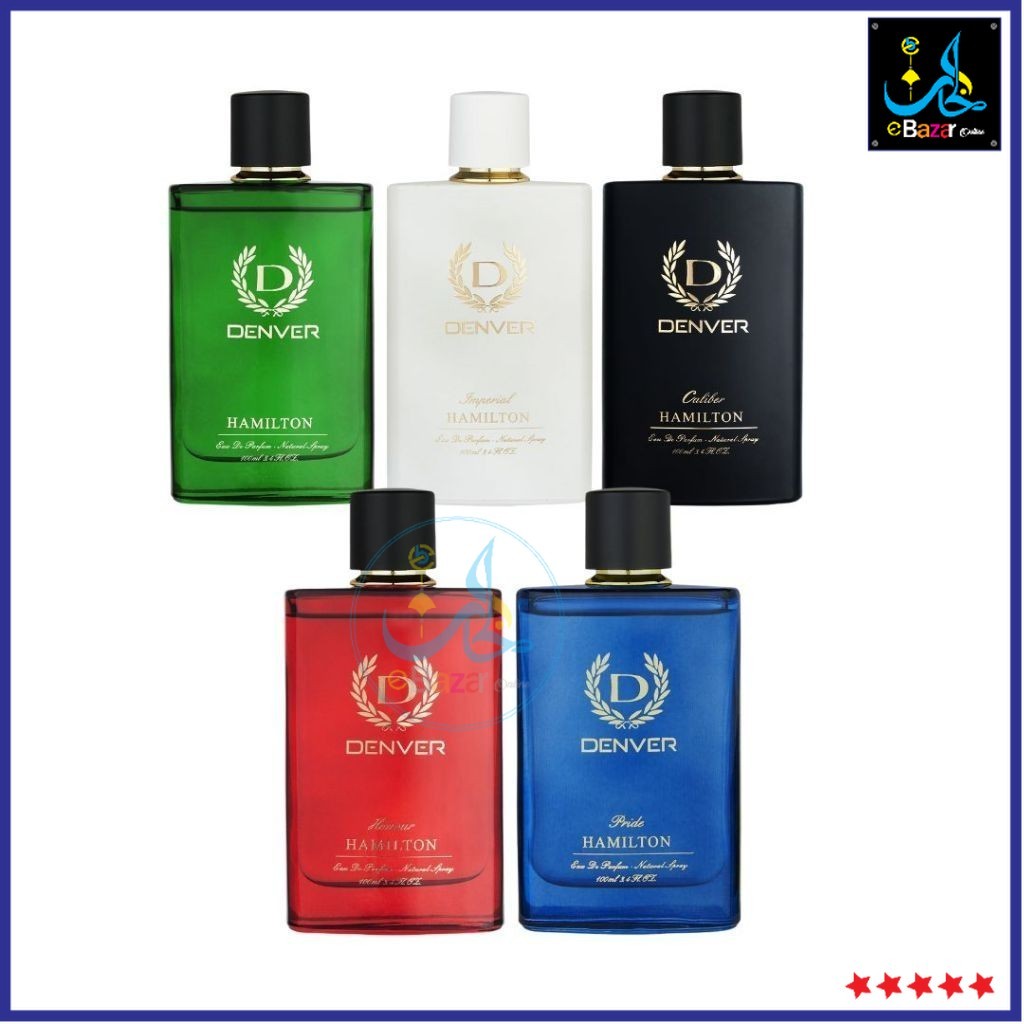 Denver Hamilton Pride, Honour,Imperial, Caliber Perfume For Men, 100ml ...