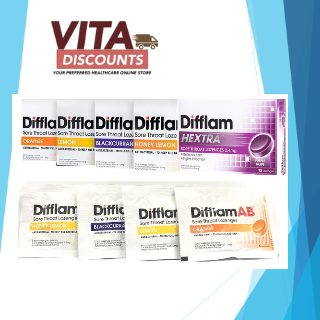 DIFFLAM AB / HEXTRA LOZENGES 6S / 12S | Shopee Malaysia