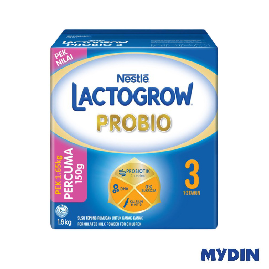 Nestle Lactogrow Probio 3 Milk Powder (1.8kg) | Shopee Malaysia