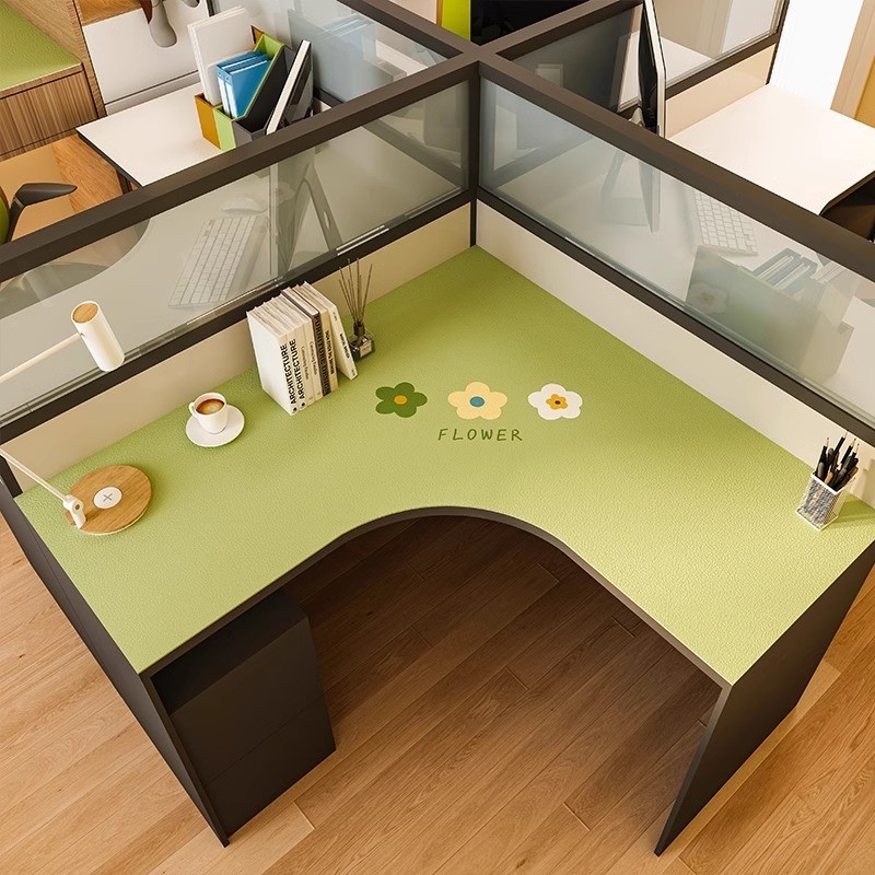 Corner Desk Mat Corner L-Shaped Arc Student Learning Writing Desk Desk ...